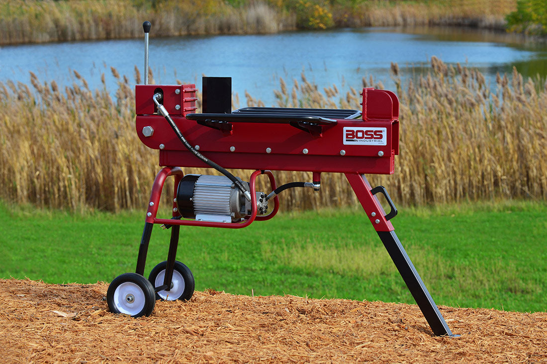10 Ton Electric Log Splitter – Boss Log Splitters