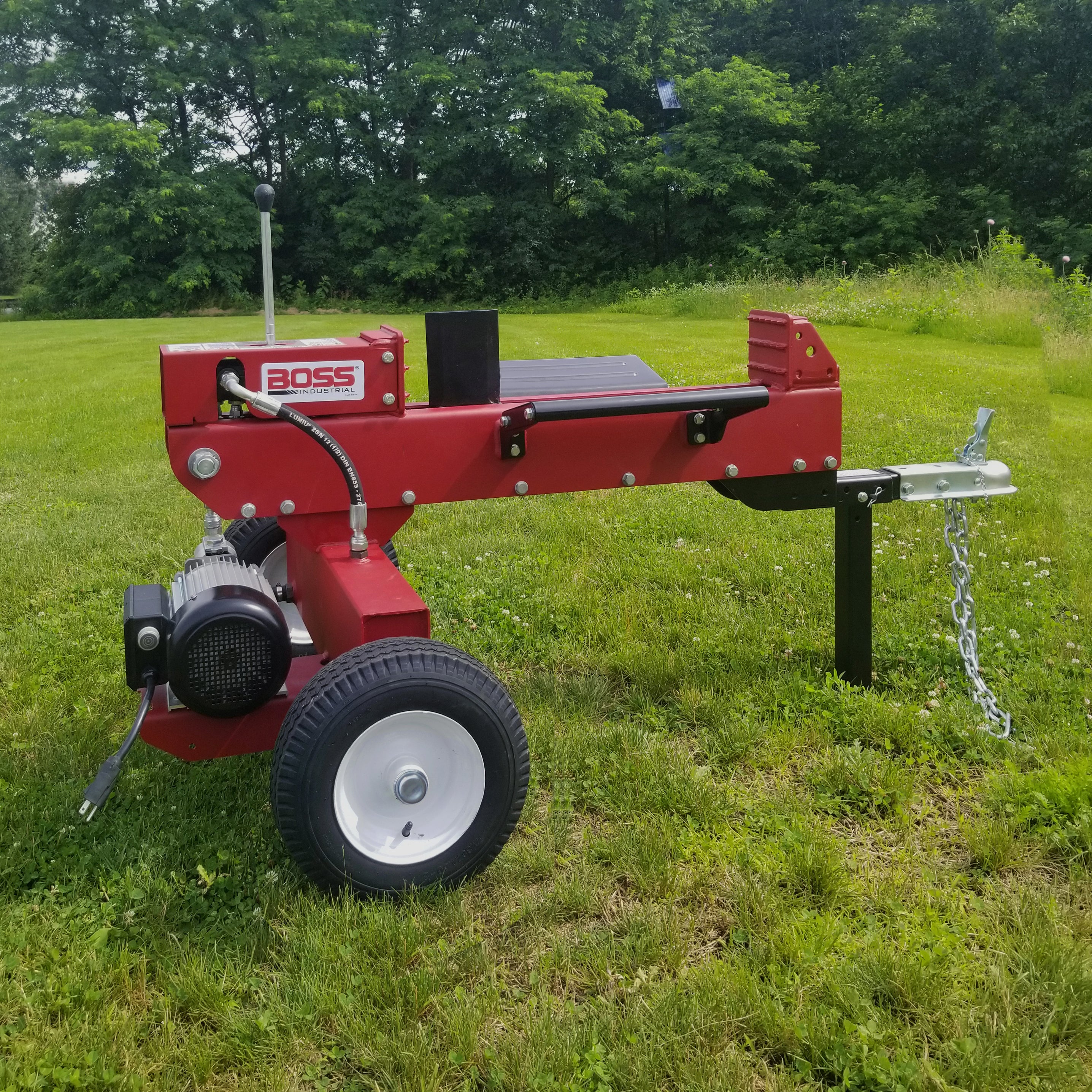 16-Ton Electric Log Splitter – Boss Log Splitters